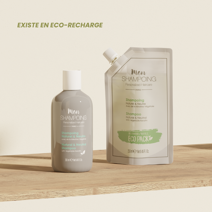 Shampoing Naturel Neutre Kératine Végétale │ Mon SHAMPOING